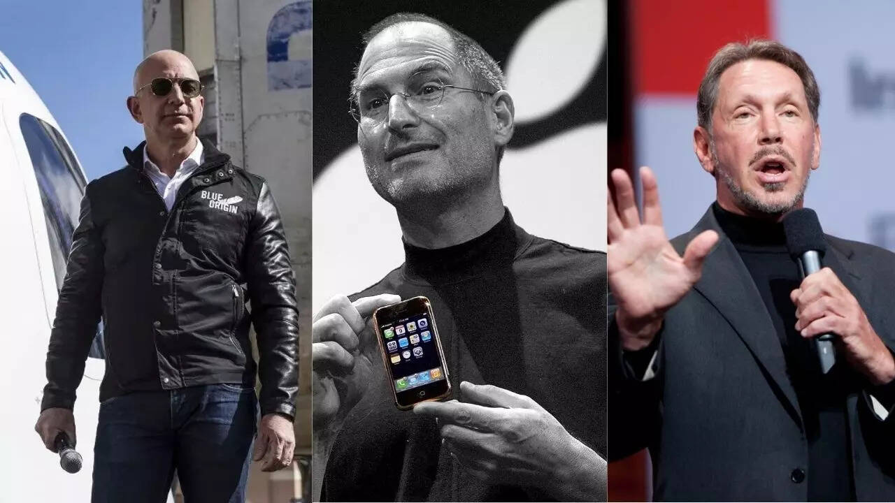 Steve Jobs, Jeff Bezos, and Larry Ellison have one thing in common: All ...