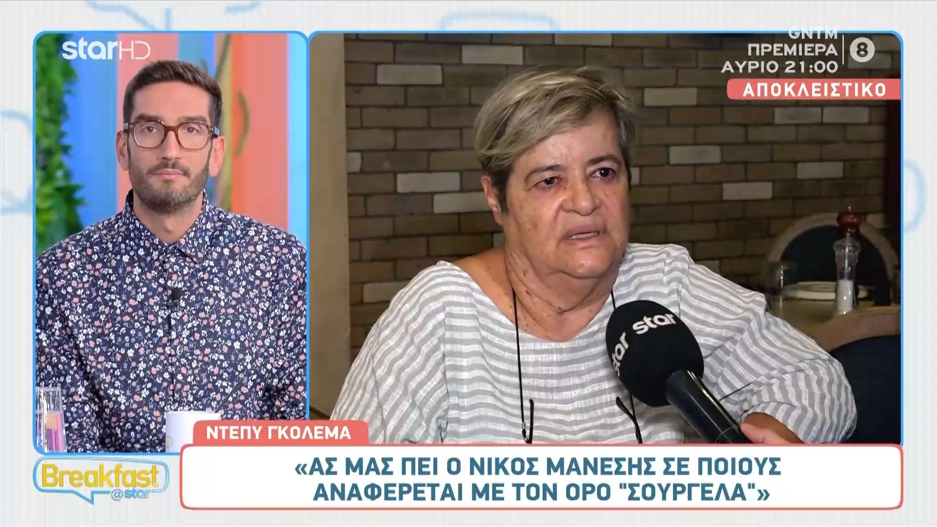 Ντ. Γκολεμά: «Ας μας πει ο Ν. Μάνεσης ποιους αποκαλεί "σούργελα"»