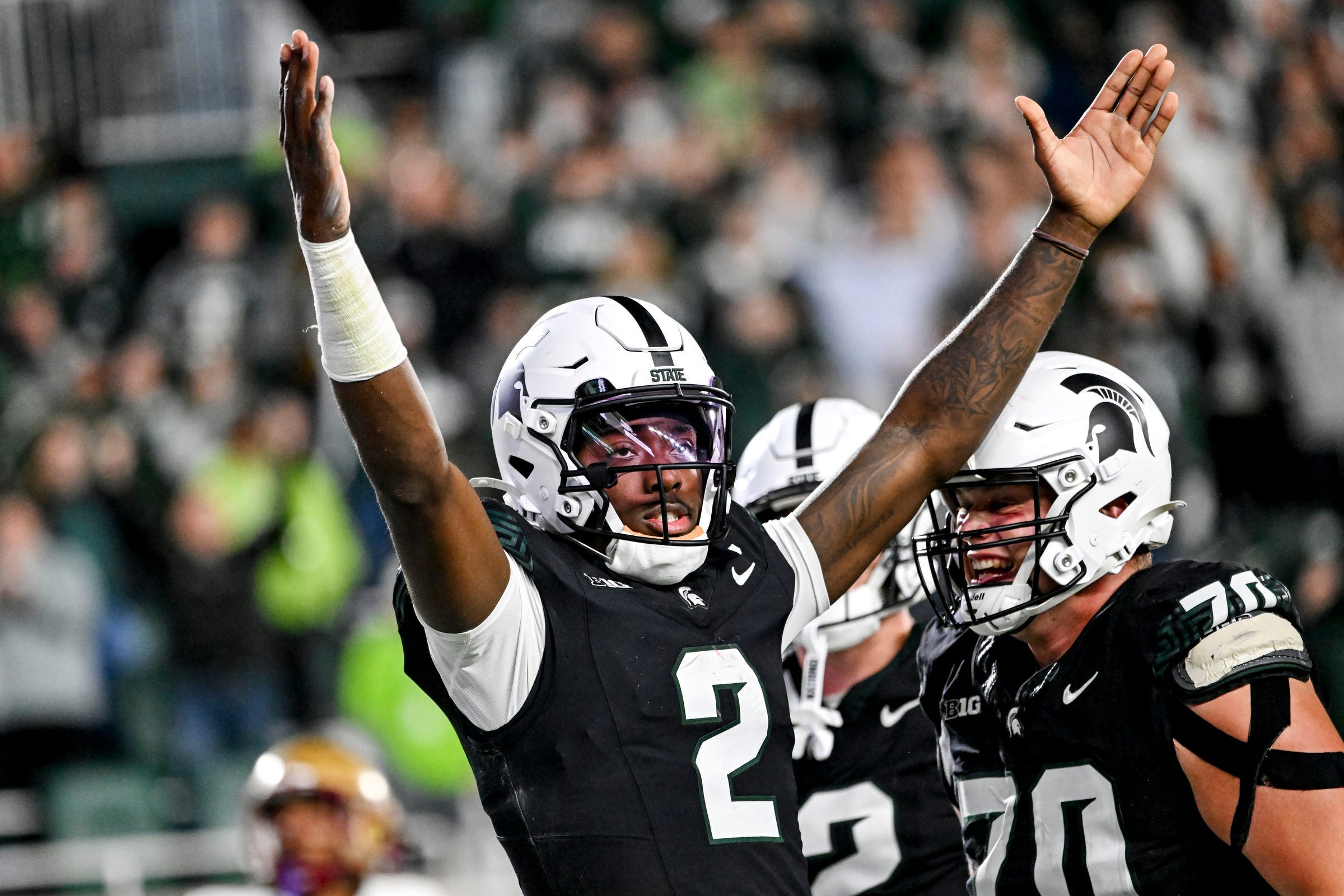 Former Michigan State QB Aidan Chiles visiting Big Ten school today