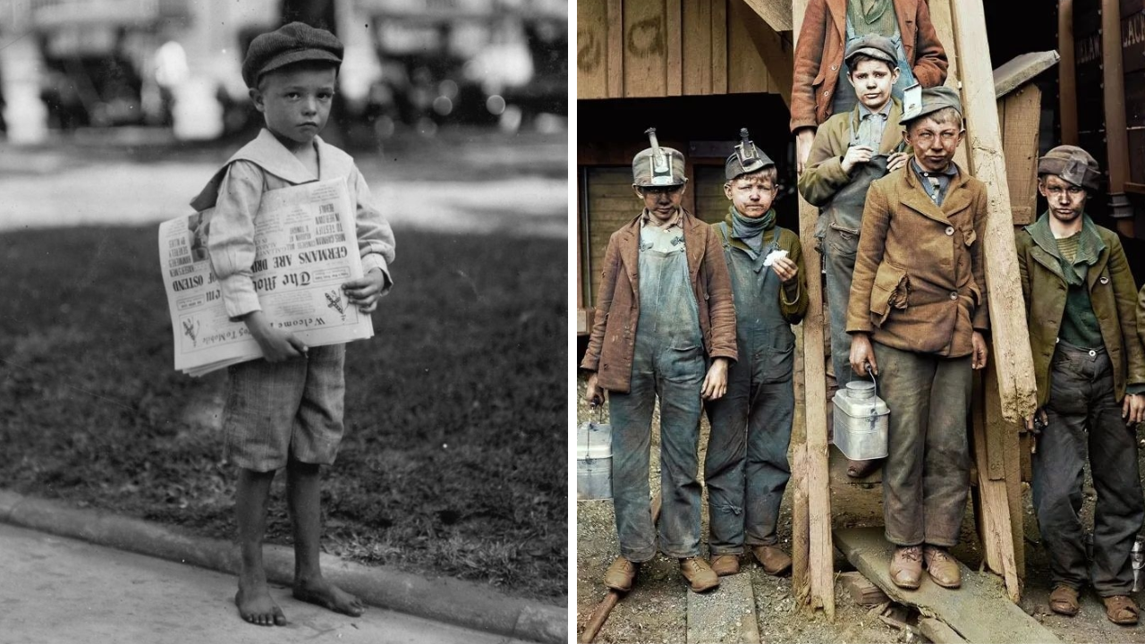 30 Photos that show the harsh reality of child labor in the 1900s