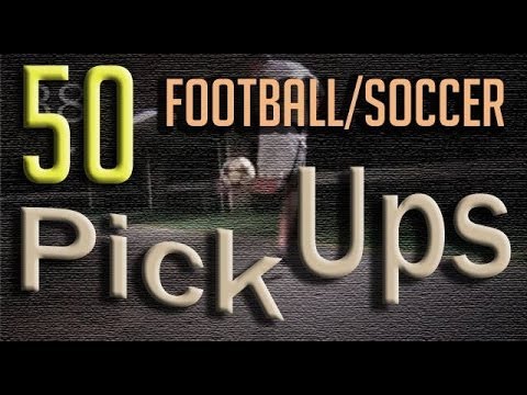 50 football flick ups