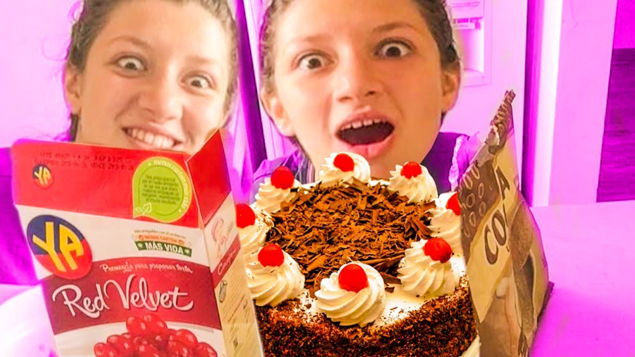 A chaotic cake baking journey from start to finish