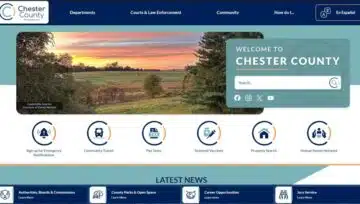 Chester County Government Unveils Improved Website