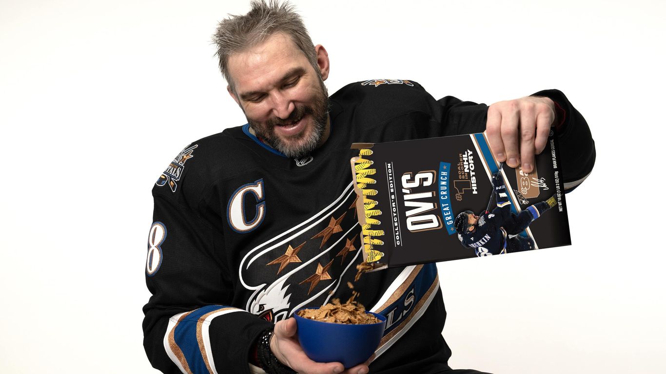 Alex Ovechkin drops limited-edition cereal