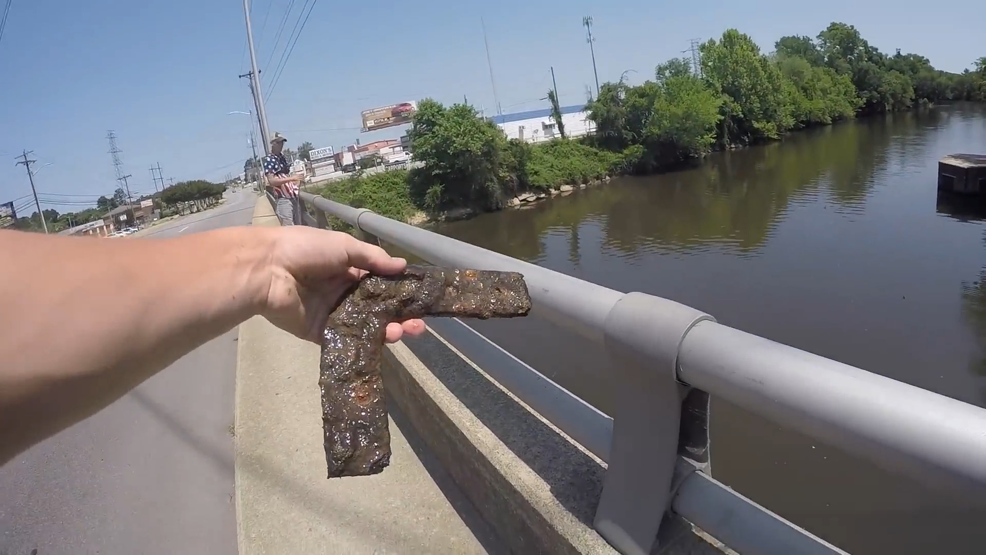 Magnet Fishing Turns into a Confrontation with a Drunk Guy