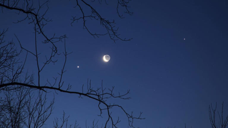 How to see the moon, Venus and the bright star Regulus in an ultraclose ...