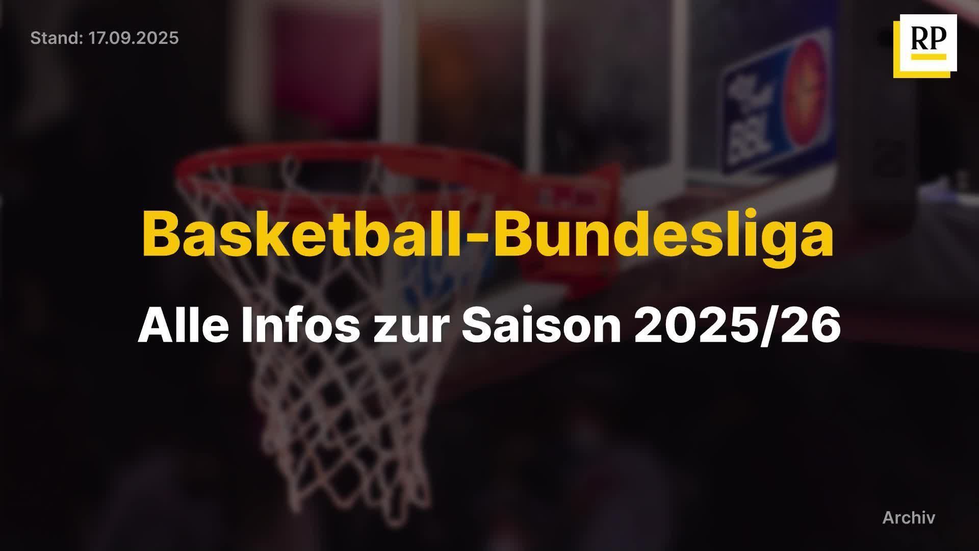 Basketball-Bundesliga: Alle Infos zur Saison 2025/2026 der easycredit BBL