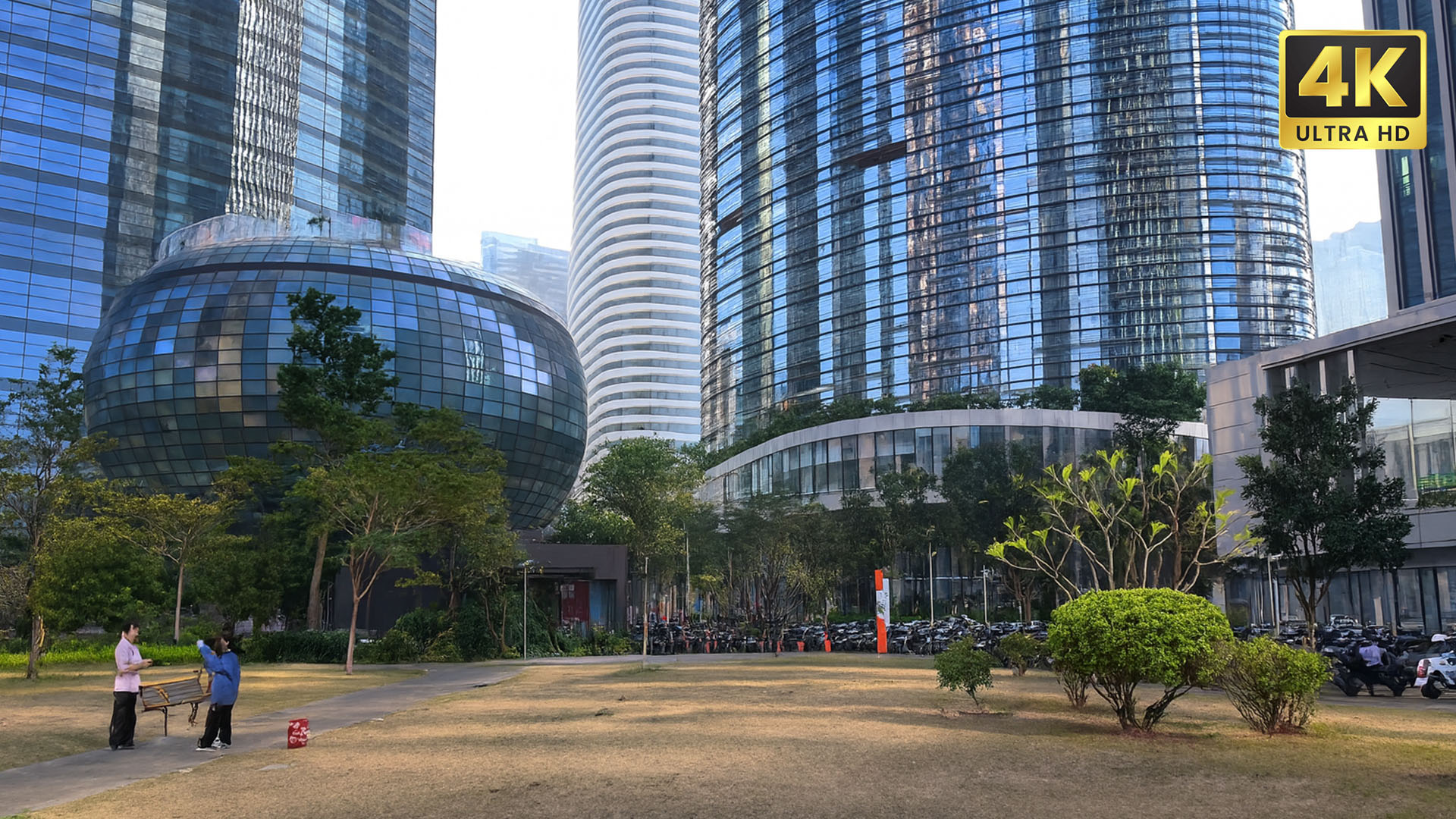 City Walk in Zhujiang New Town Area – China 4K