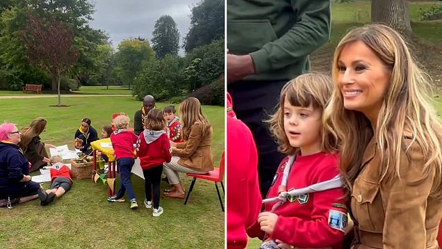 Melania Trump makes new best friend at Squirrel Scouts alongside ...
