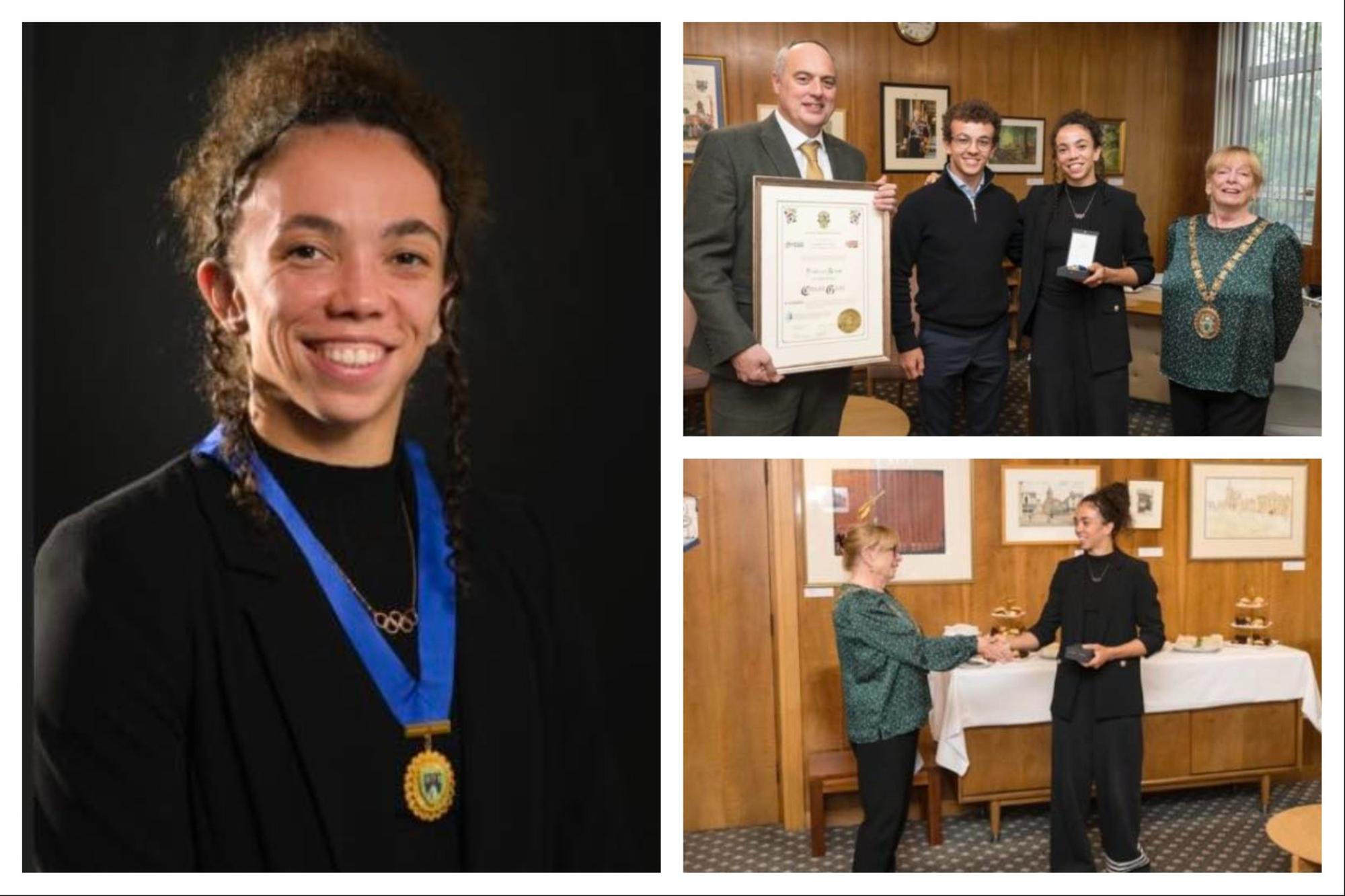 Another one of our Olympic heroes receives Rugby’s highest civic honour