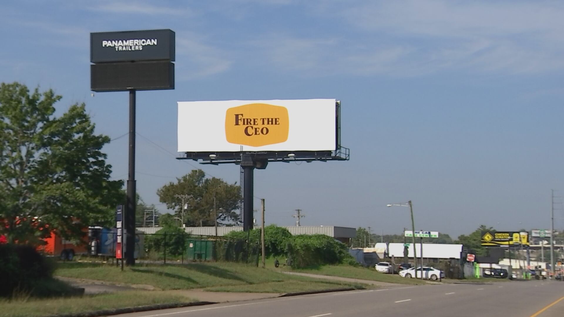 ‘Fire the CEO’ billboard appears in Nashville, resembling canceled ...
