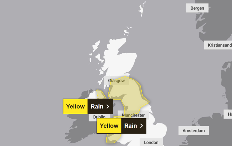 Scotland weather: Met Office issues yellow weather warning for heavy ...