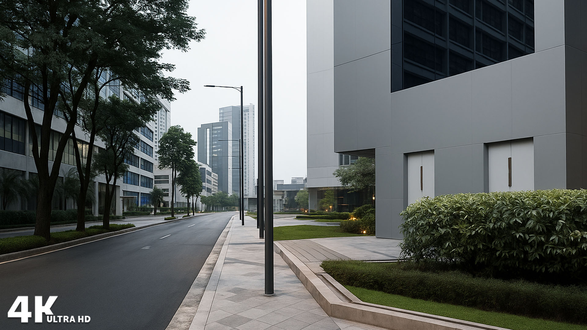 Philippines – Afternoon View in Filinvest City (4K)