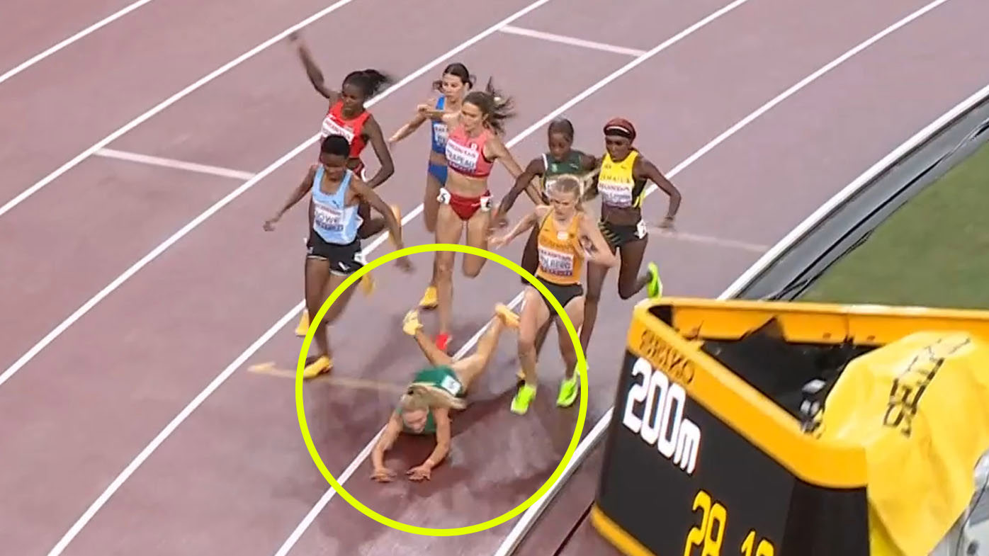 Aussie star Hull protests successfully after fall