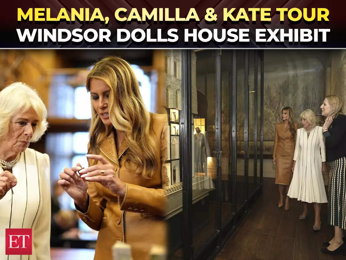 Melania Trump, Queen Camilla and Princess Kate tour dolls house ...