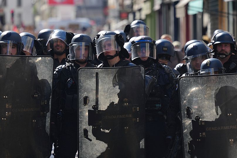French budget cut strikes turn violent as protesters and police clash ...
