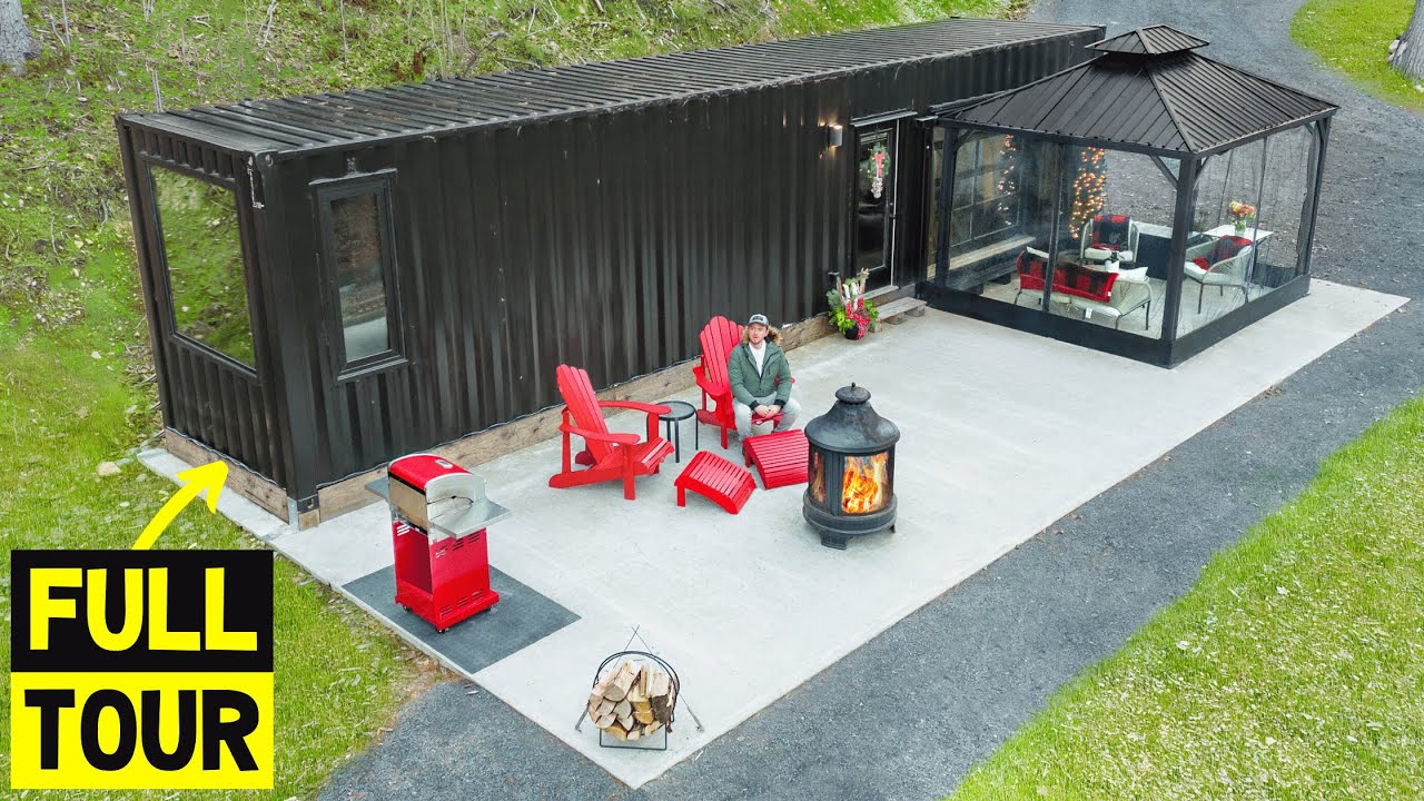 Inside a 40ft Container Home That Redefines Rustic Luxury