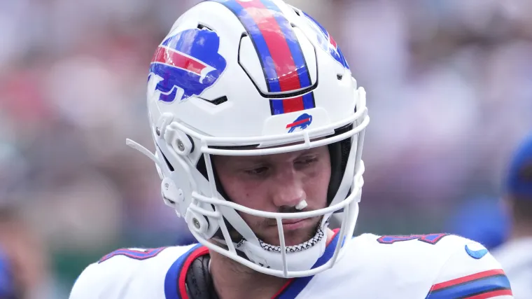 What happened to Josh Allen's nose? Explaining bloody injury that ...