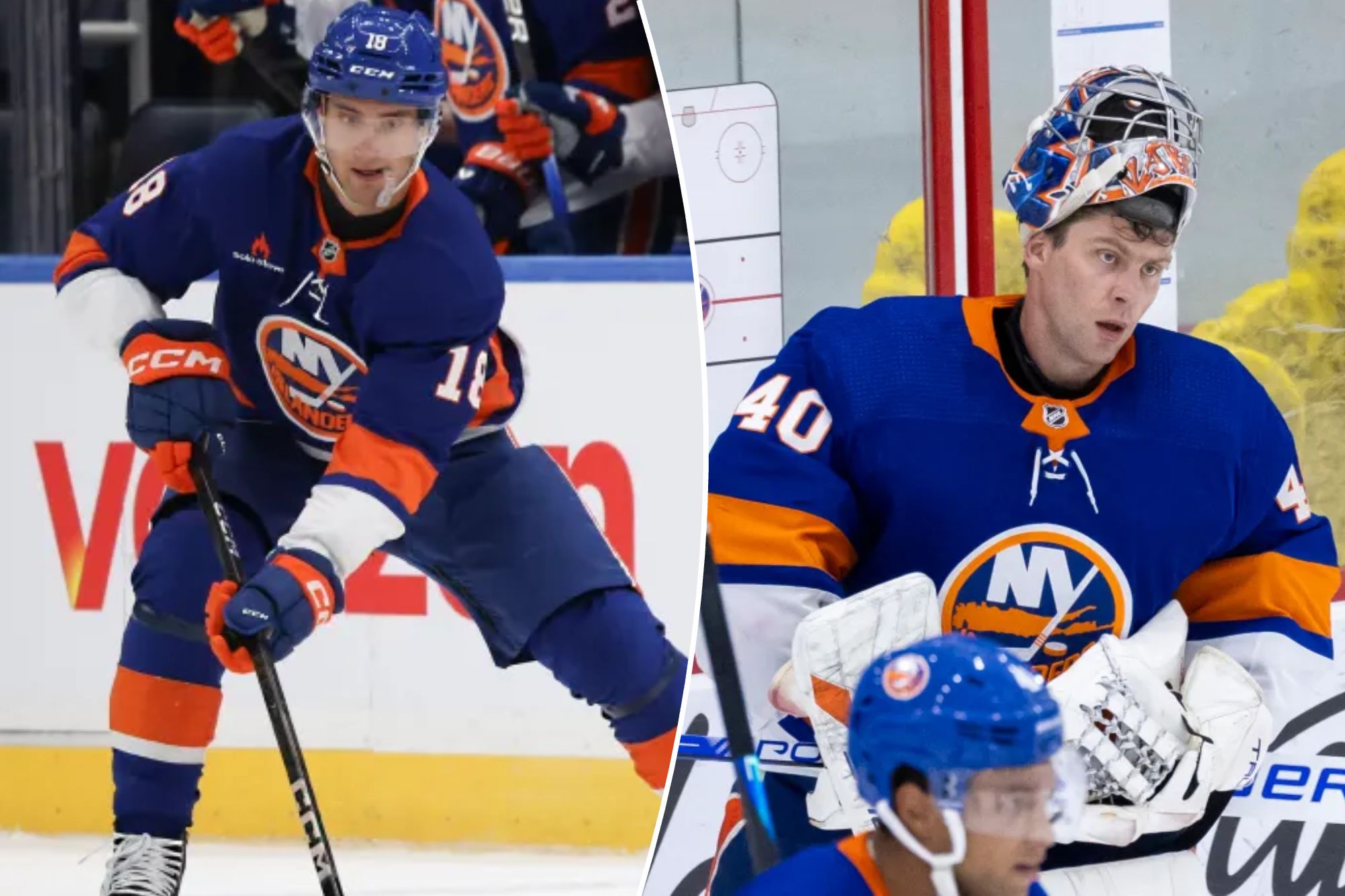 Semyon Varlamov, Pierre Engvall missing start of Islanders training ...