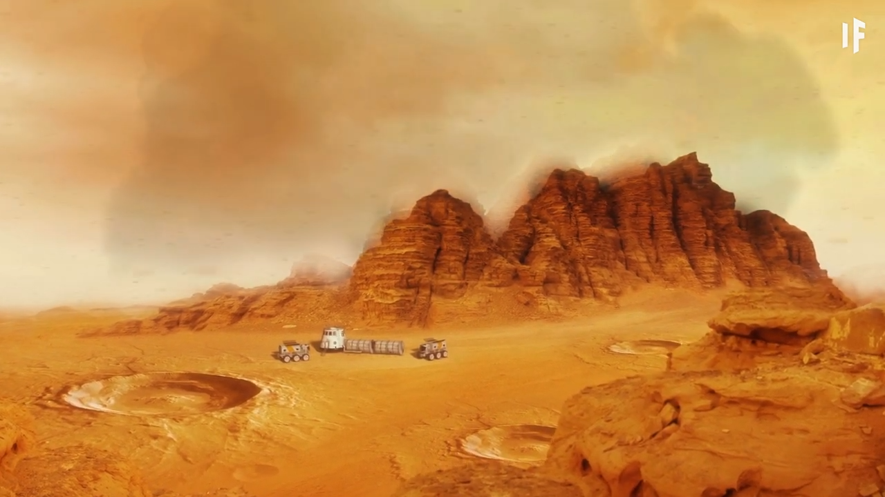 Wie der Mars auf eine nukleare Explosion reagieren würde