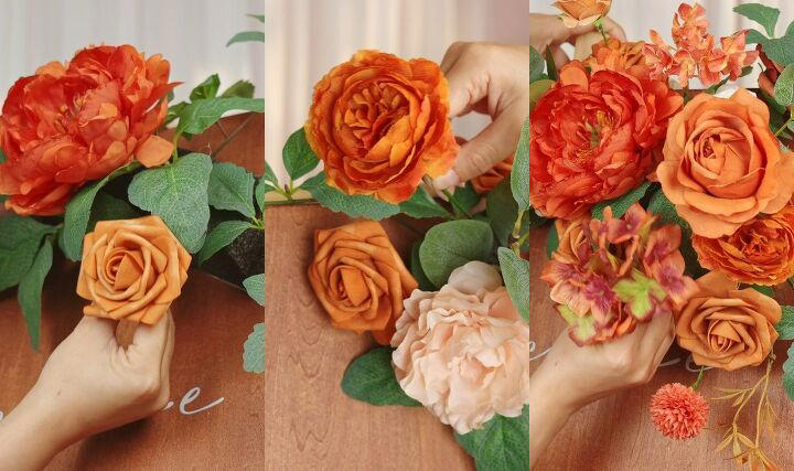 DIY Autumn-Themed Floral Welcome Sign