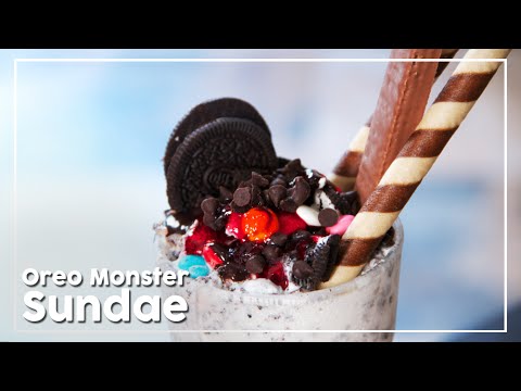 Oreo Monster Sundae-Sweet and Crunchy Dessert Recipe-Today's Special ...
