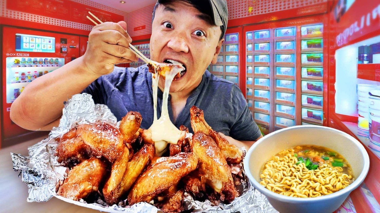 The Hidden Café Where Everything Comes From Vending Machines