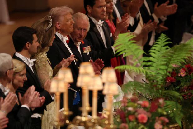 President Trump and King Charles tuck into Hampshire produce at state ...