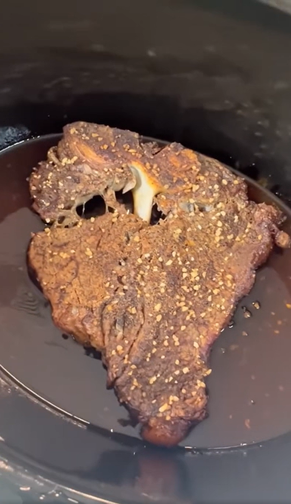 Crockpot T-Bone Steak Recipe | Tender Slow Cooked Beef