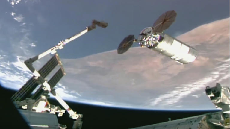 Northrop Grumman cargo ship reaches the International Space Station a ...