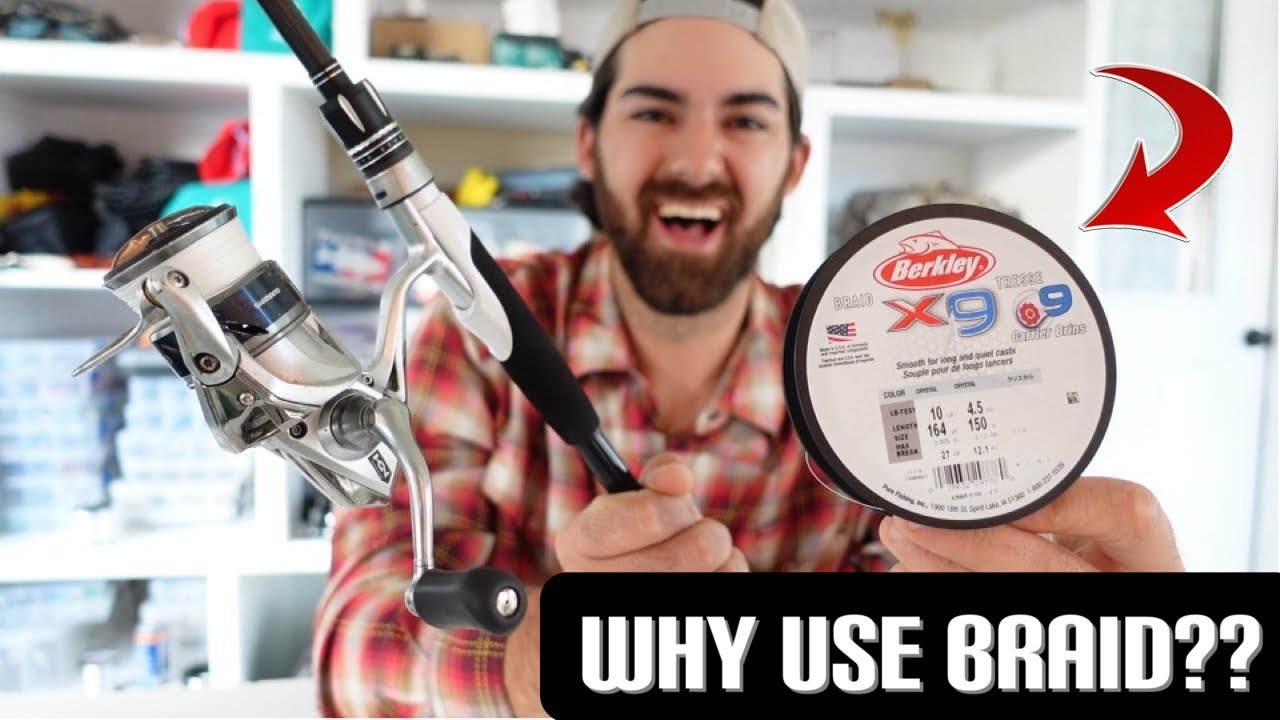 Spooling braided line on spinning reels with best knots
