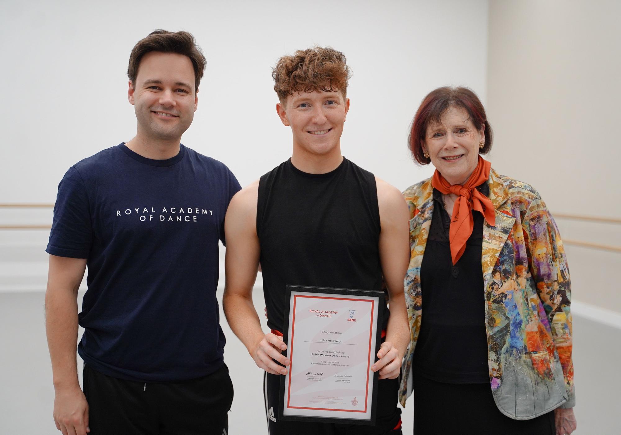 Max McIlvenny wins Robin Windsor Dance Award 2025