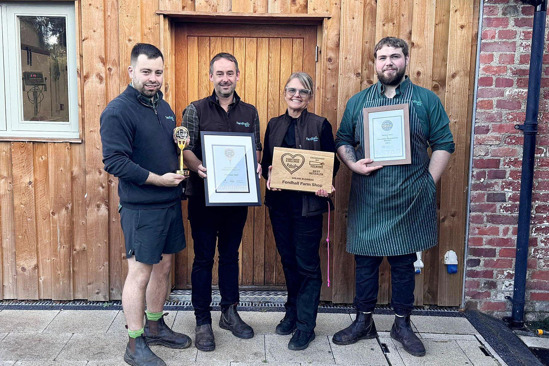 Fordhall Farm Shop wins Great Taste 2025 Golden Fork for Sustainability