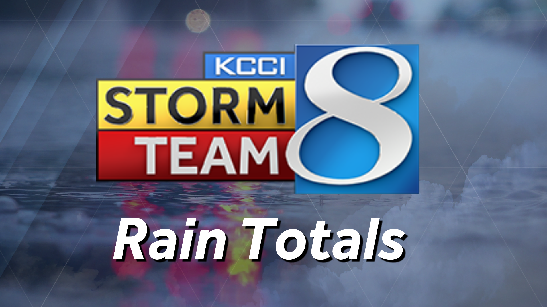 Iowa rainfall totals: Recent rainfall totals