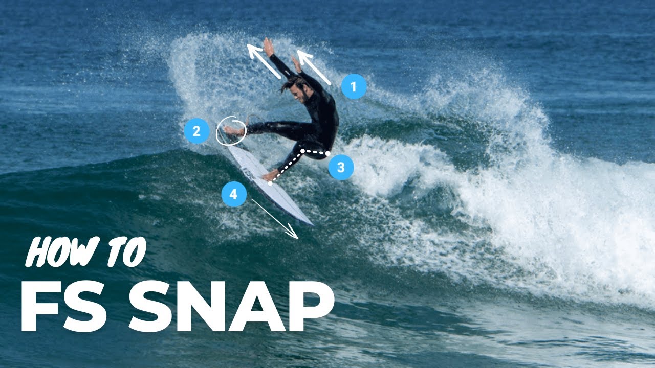 Frontside snap surfing tutorial
