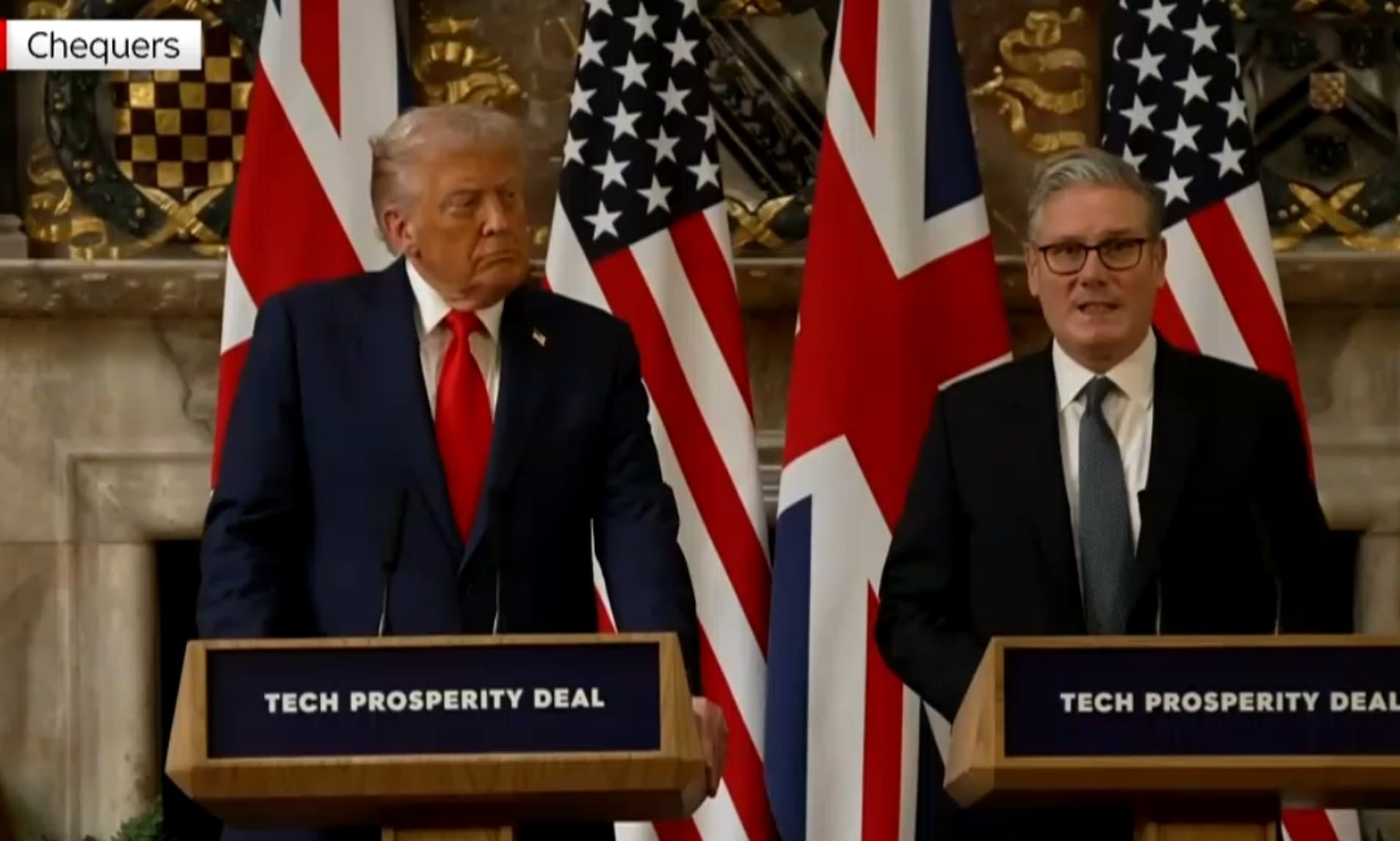 Starmer runs gauntlet of 'Trump bombs' at joint press conference ...