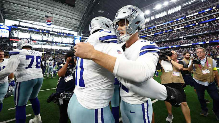 Cowboys kicker Brandon Aubrey slimed by teammates for Nickelodeon POTW ...