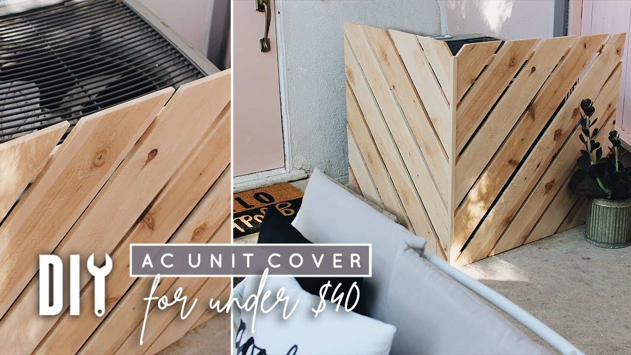 I saved money with this DIY AC cover tip!