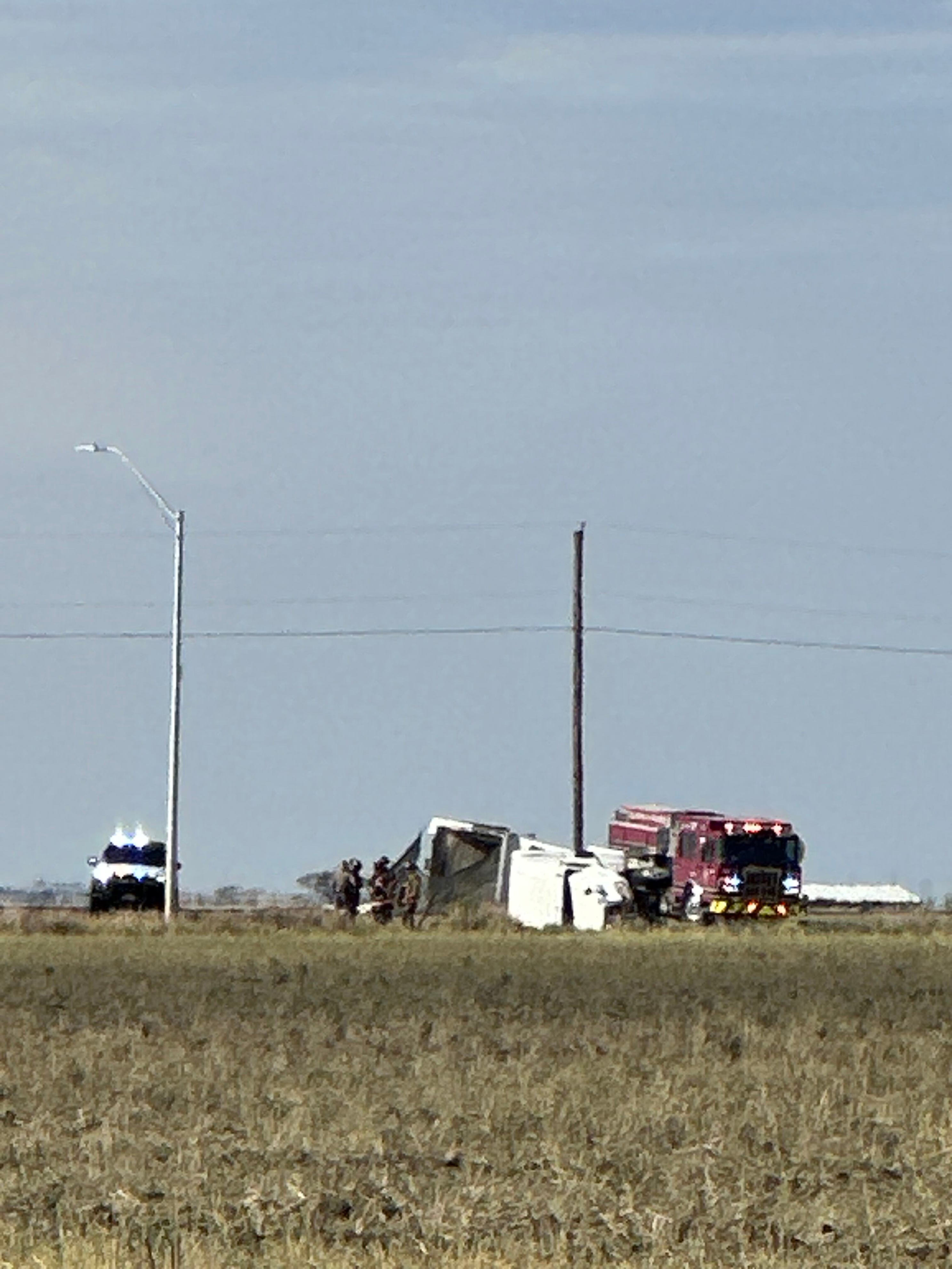 One hospitalized after rollover crash on FM 1151