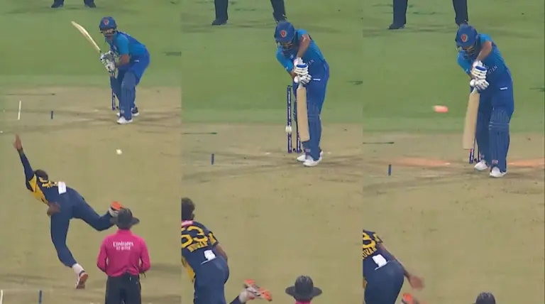 Watch: Nuwan Thushara Bowls a Jaffa to Dismiss Karim Janat in SL vs AFG ...