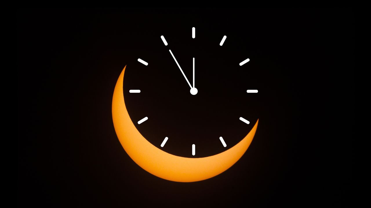 What time is the partial solar eclipse today?