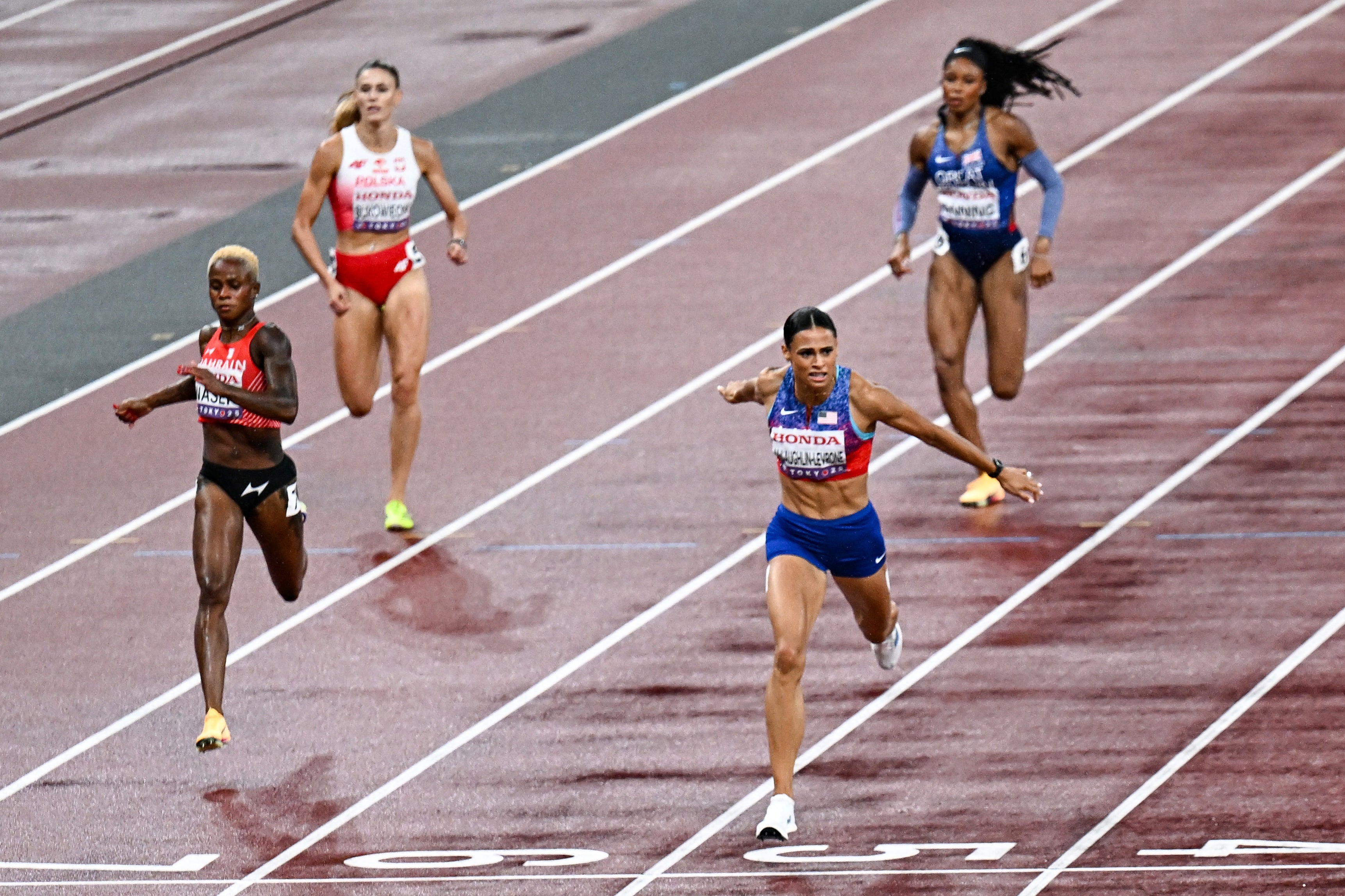 Impossible conditions can’t stop Sydney McLaughlin-Levrone making history