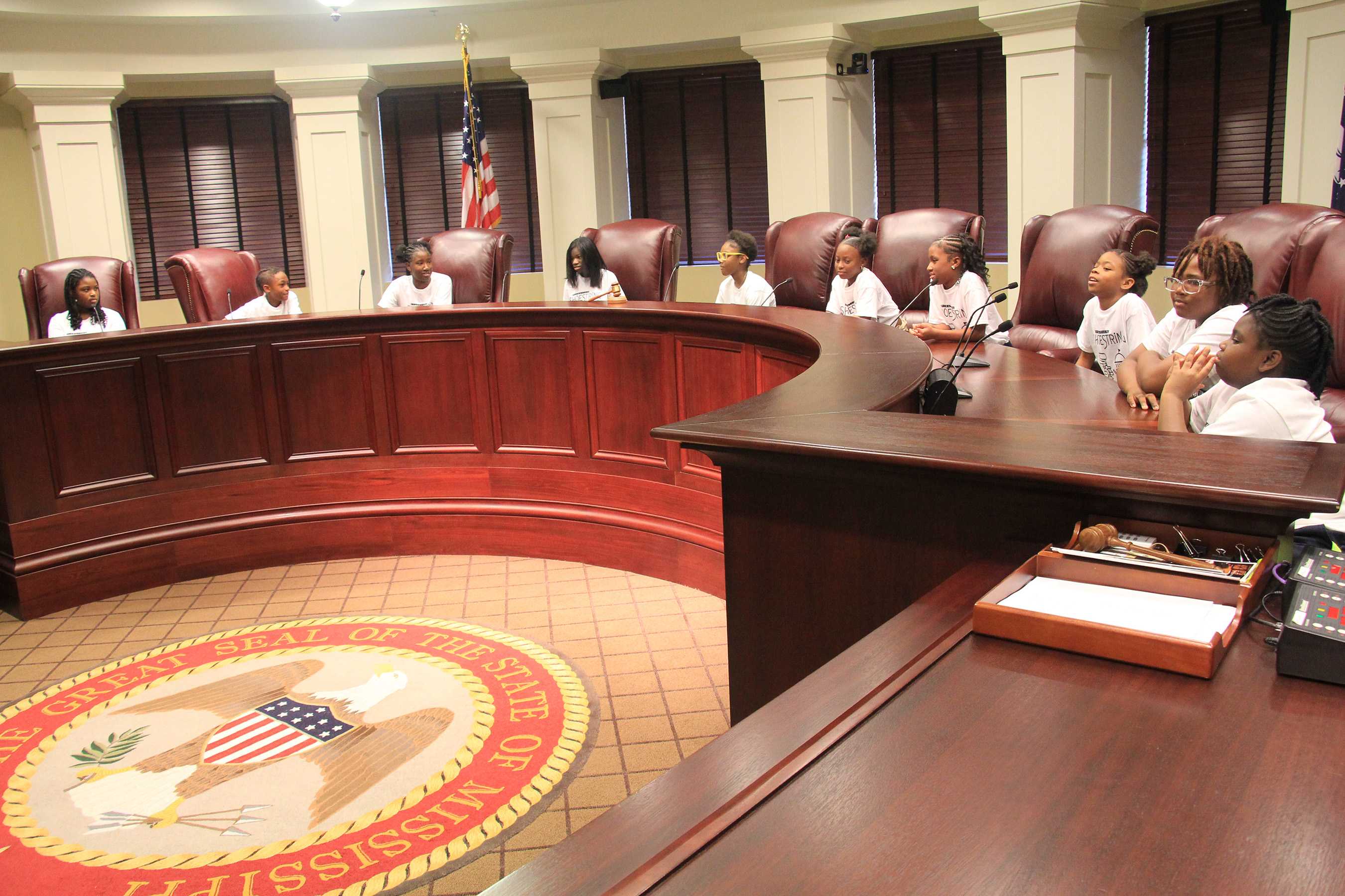 Elementary students learn about the importance of the Constitution