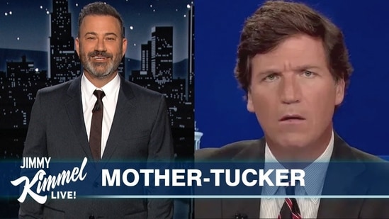 Watch: Jimmy Kimmel celebrates Tucker Carlson getting fired in ...