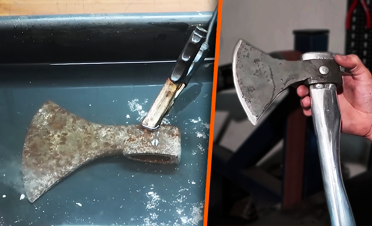 Antique hatchet restoration... sort of
