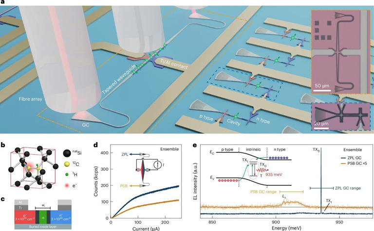 Physicists create new electrically controlled silicon-based quantum device