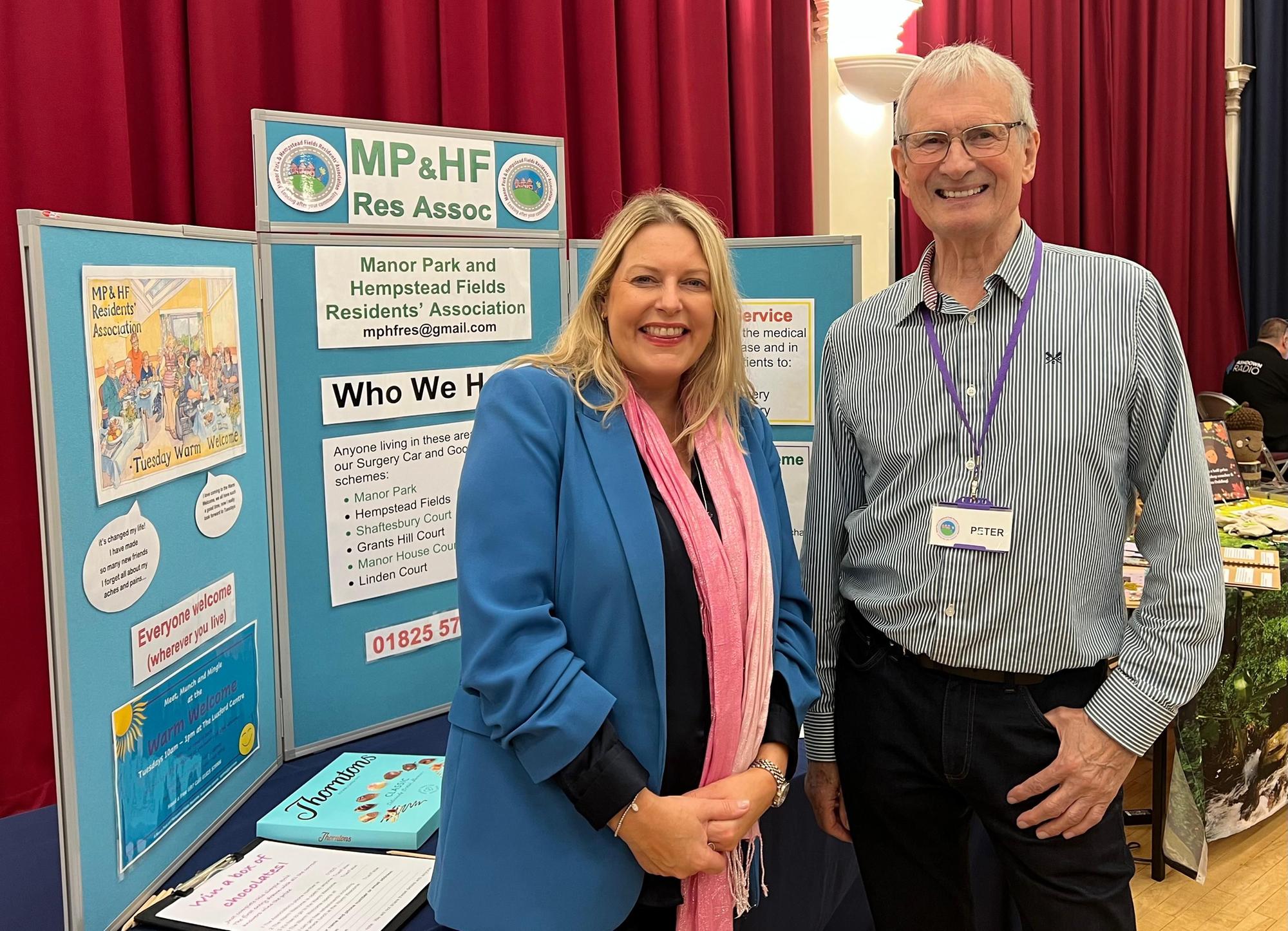 Mims Davies MP joins Uckfield's first ever Community Wellbeing Drop in ...