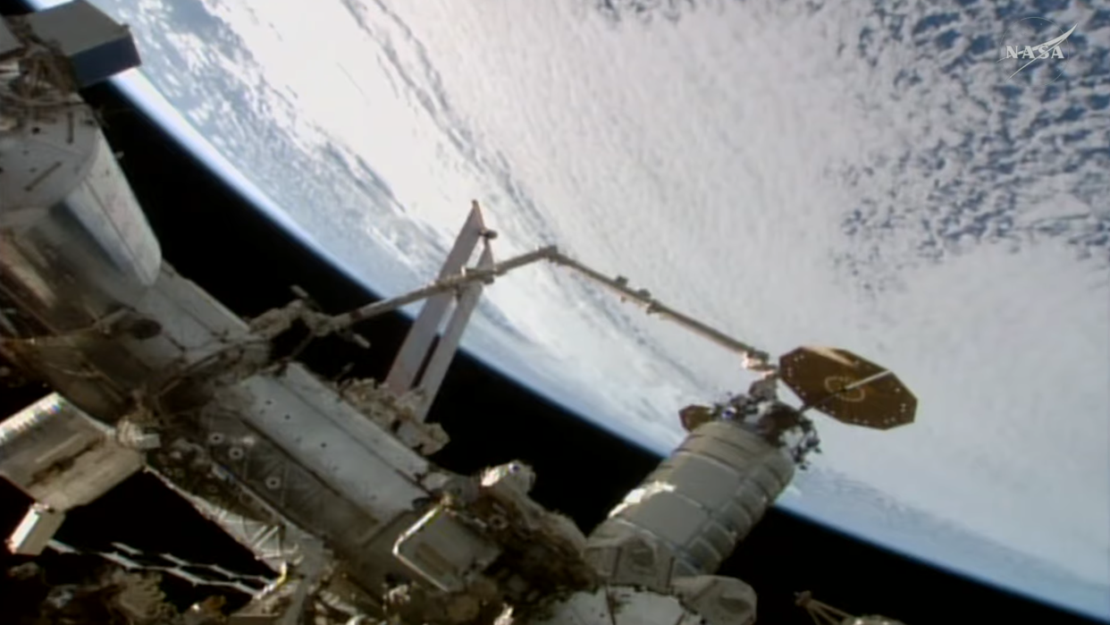 Northrop Grumman's biggest-ever cargo spacecraft arrives at ISS on its ...