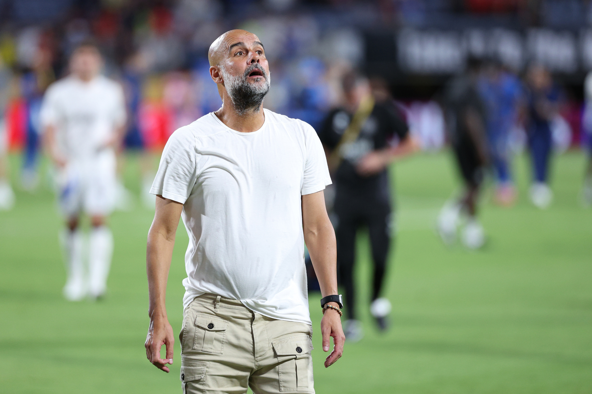 The starting lineups are in ahead of Manchester City’s clash with Napoli
