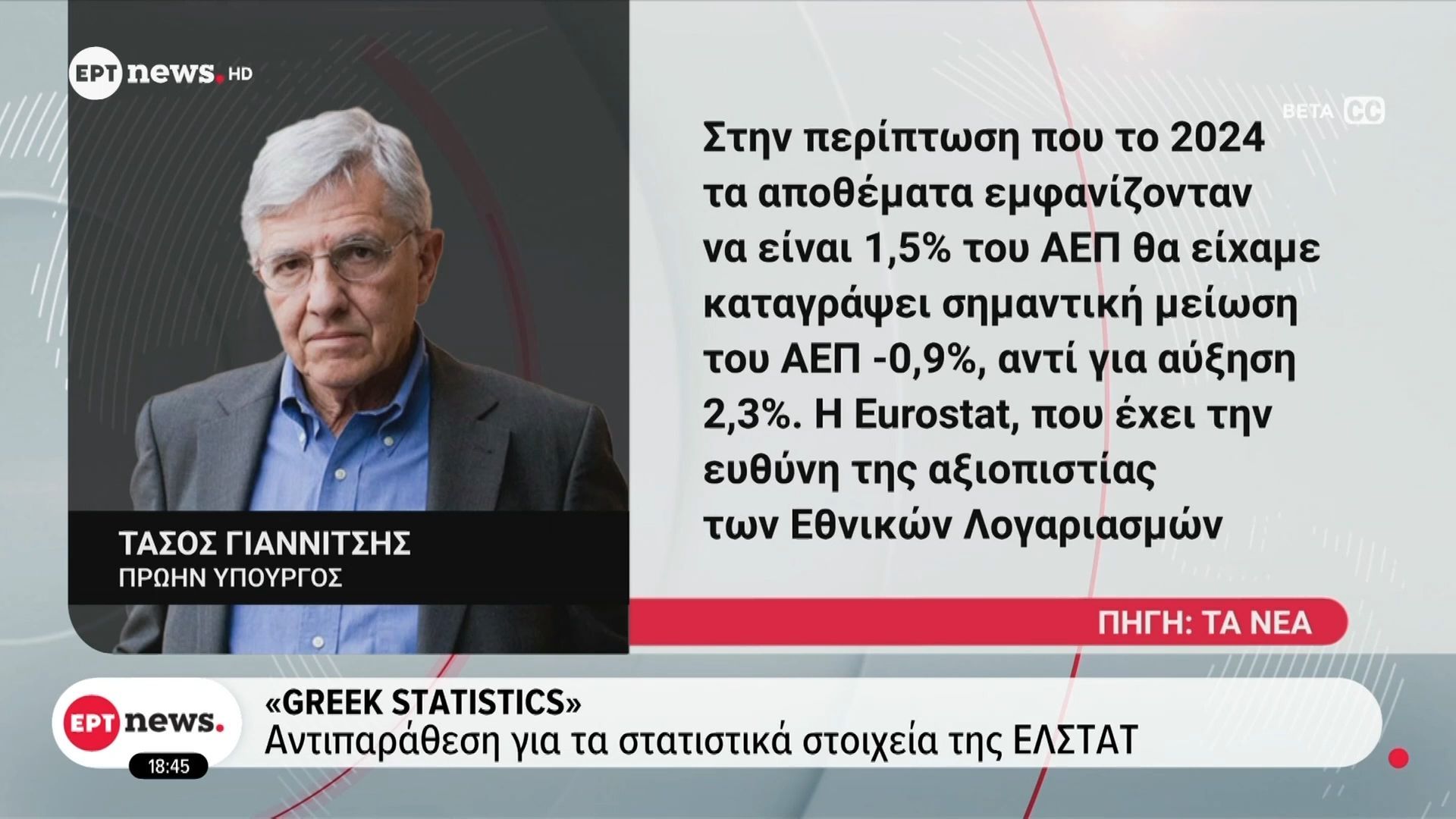 «Greek statistics»: Αντιπαράθεση για τα στατιστικά στοιχεία της ΕΛΣΤΑΤ